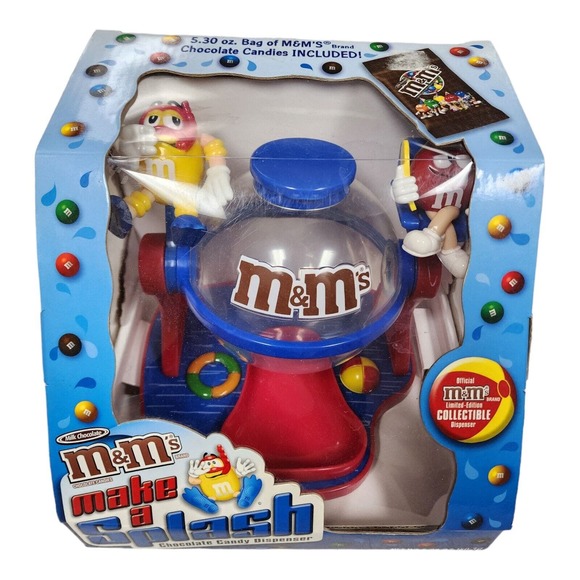 M&M'S | Accents | Vintage Mms Candy Dispenser Make A Splash Official ...